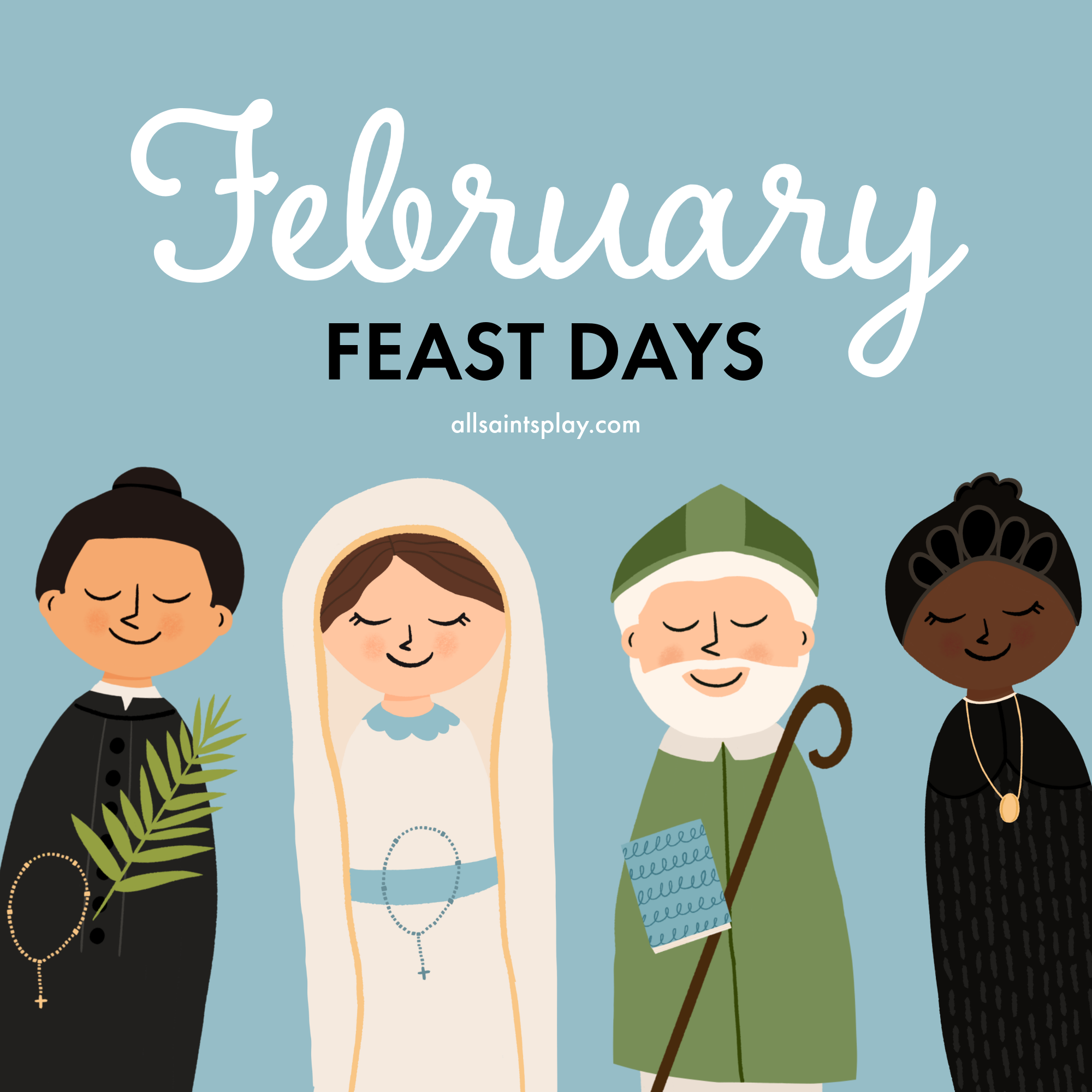 February Feast Days (The Holy Family, St. Josephine Bakhita, St ...