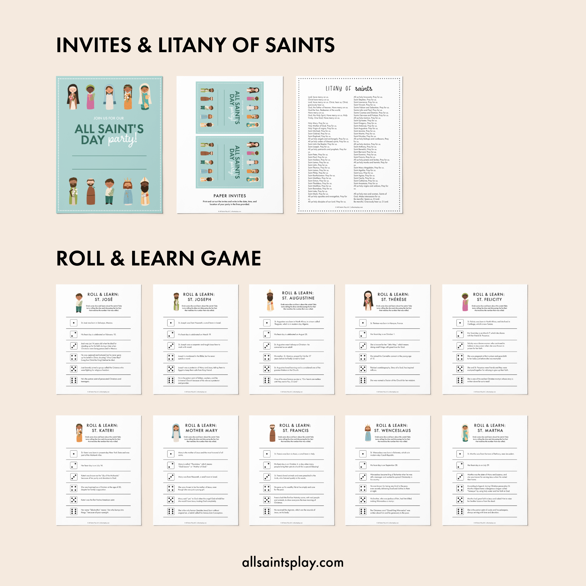 All Saints Day Party Celebration Kit